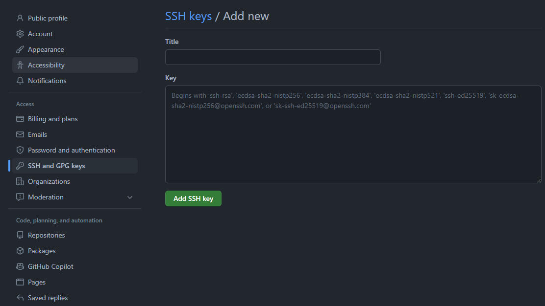 配置 Git 和 Ssh 樱白